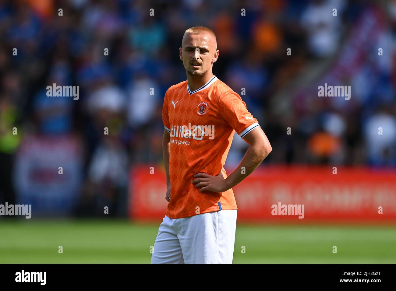 Lewis Fiorini #8 of Blackpool during the game Stock Photo - Alamy