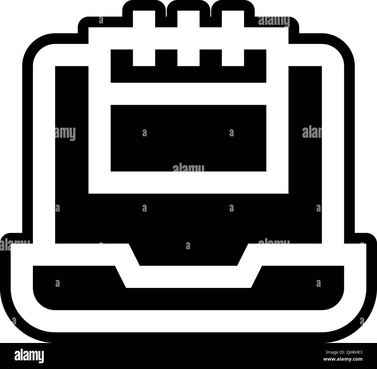 Time management set two appointment icon Stock Vector Image & Art - Alamy