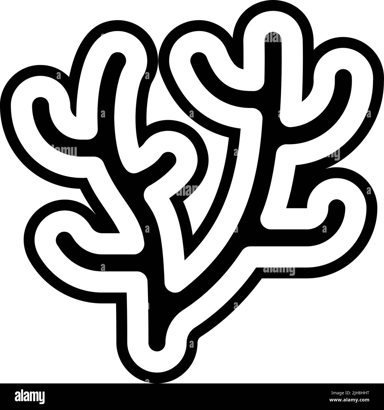 Tropical coral icon Stock Vector Image & Art - Alamy