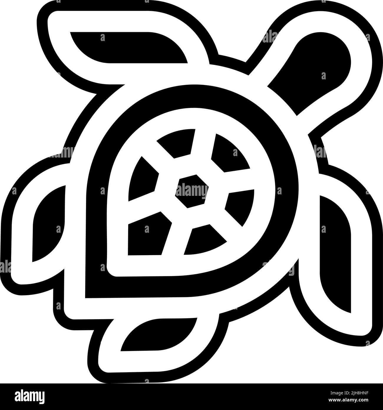 Tropical sea turtle icon Stock Vector Image & Art - Alamy