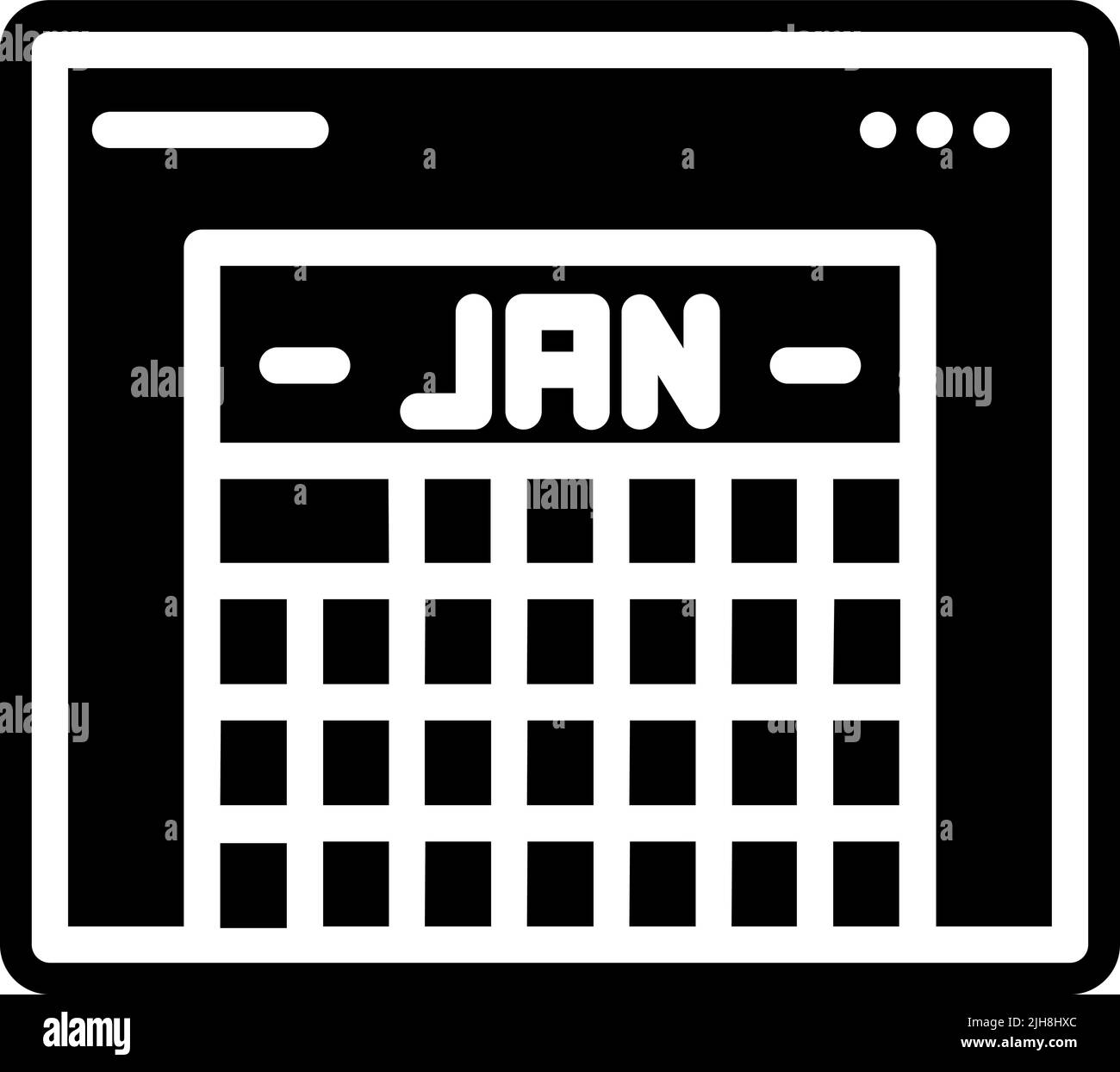 Web design calendar icon Stock Vector Image & Art - Alamy