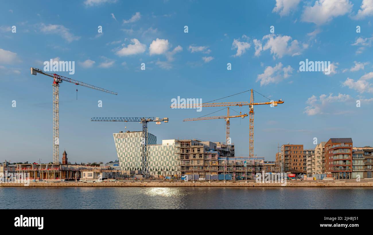 The new Oceanhamnen project under construction at Helsingborgs Docks in ...