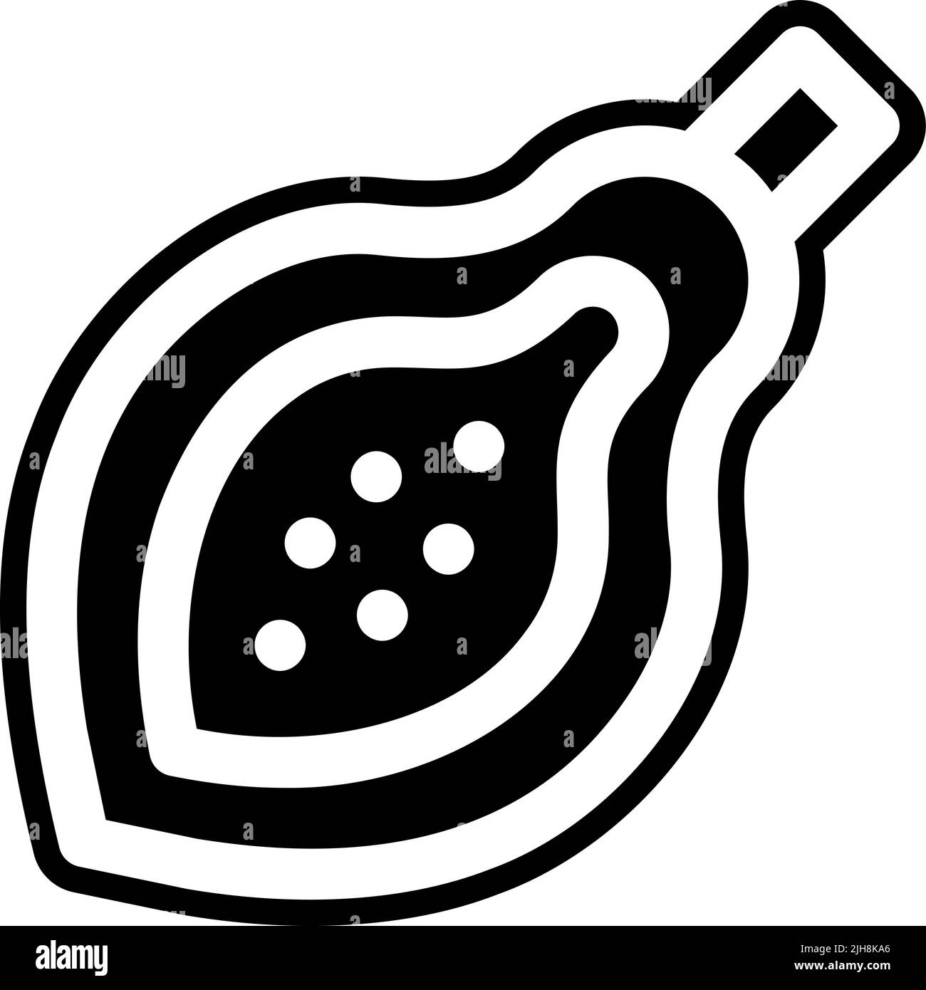 Tropical papaya icon Stock Vector Image & Art - Alamy