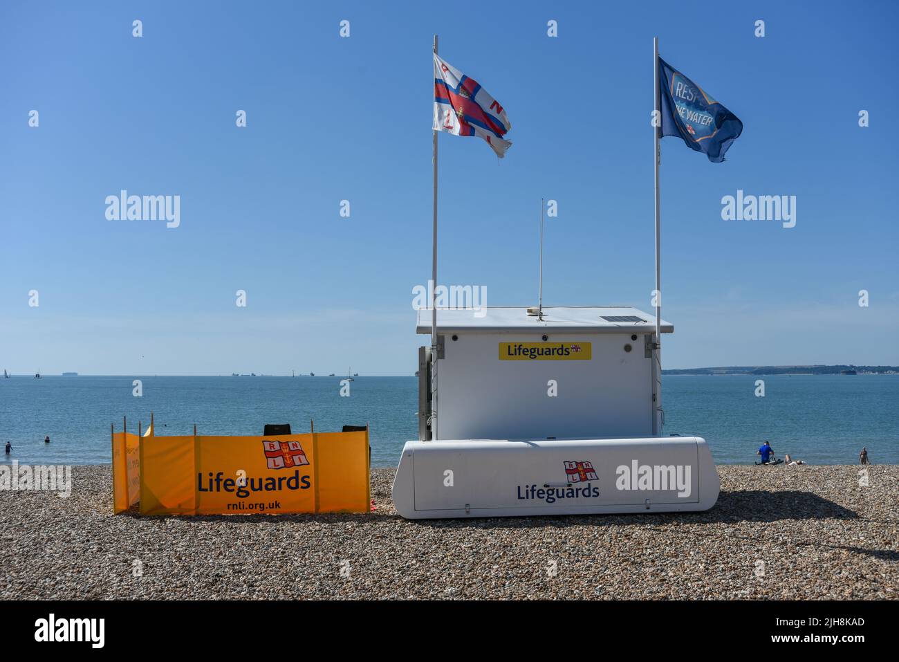 Safety sign on beach hi-res stock photography and images - Alamy