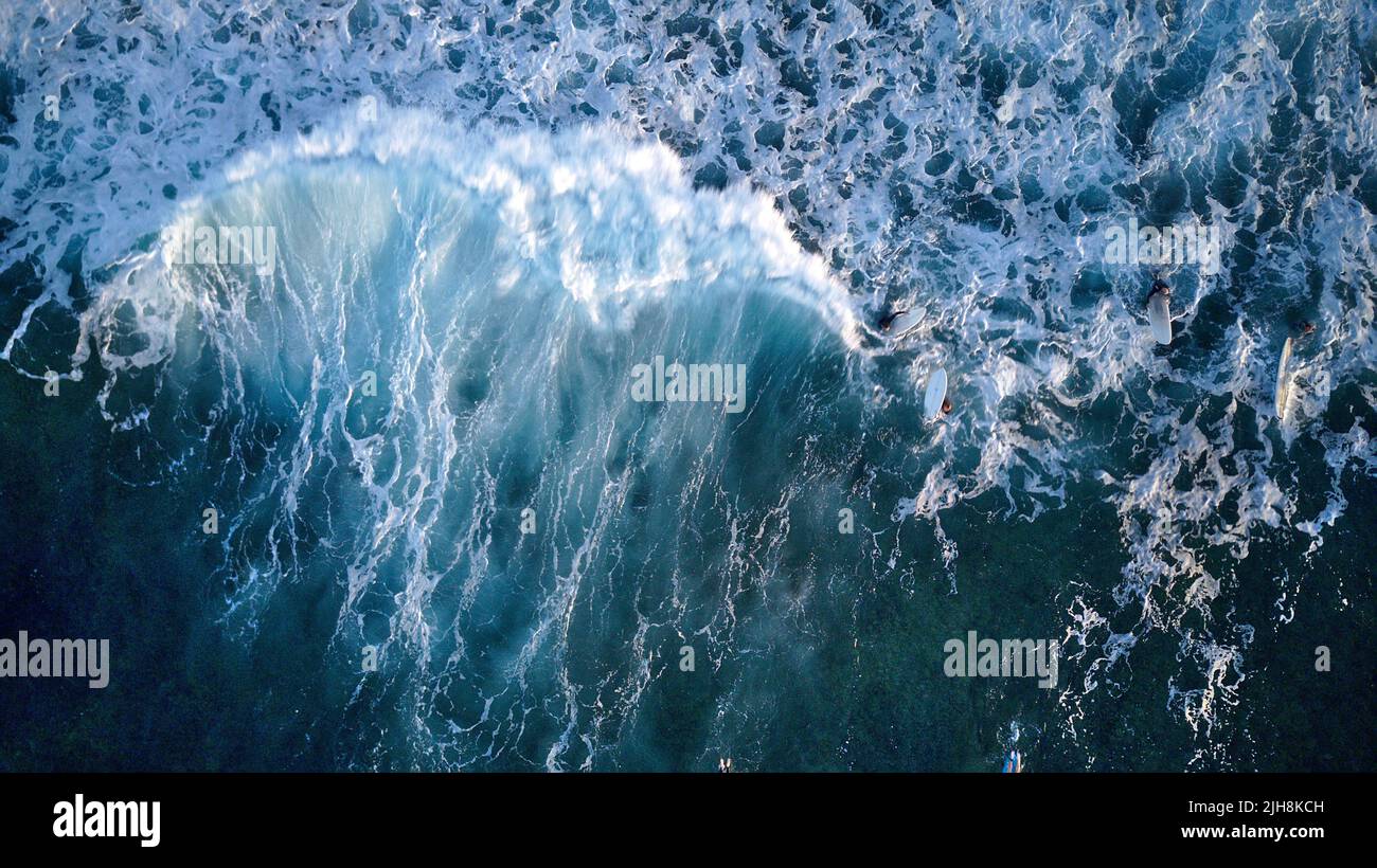 Big wave sea people hi-res stock photography and images - Alamy