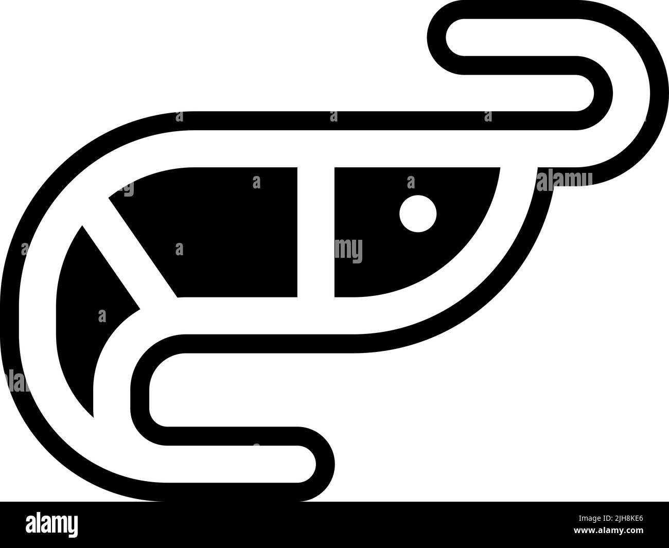 Shrimp emblem Black and White Stock Photos & Images - Alamy