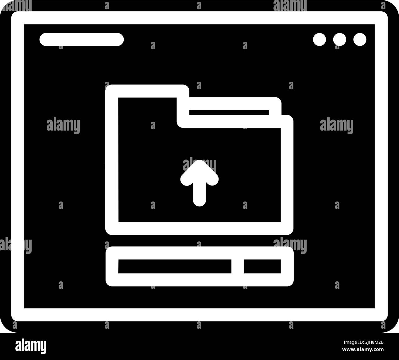Web design upload icon Stock Vector Image & Art - Alamy
