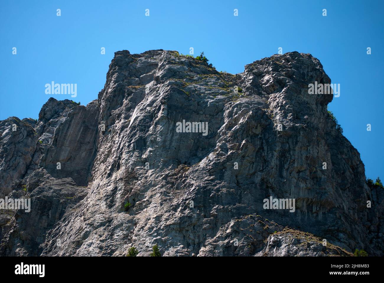 A landscape view of rocks and cliffs Stock Photo - Alamy