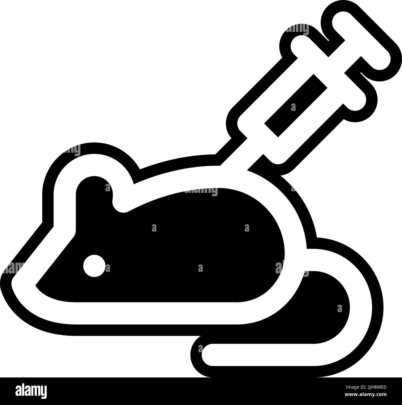Vaccination animal test icon Stock Vector Image & Art - Alamy