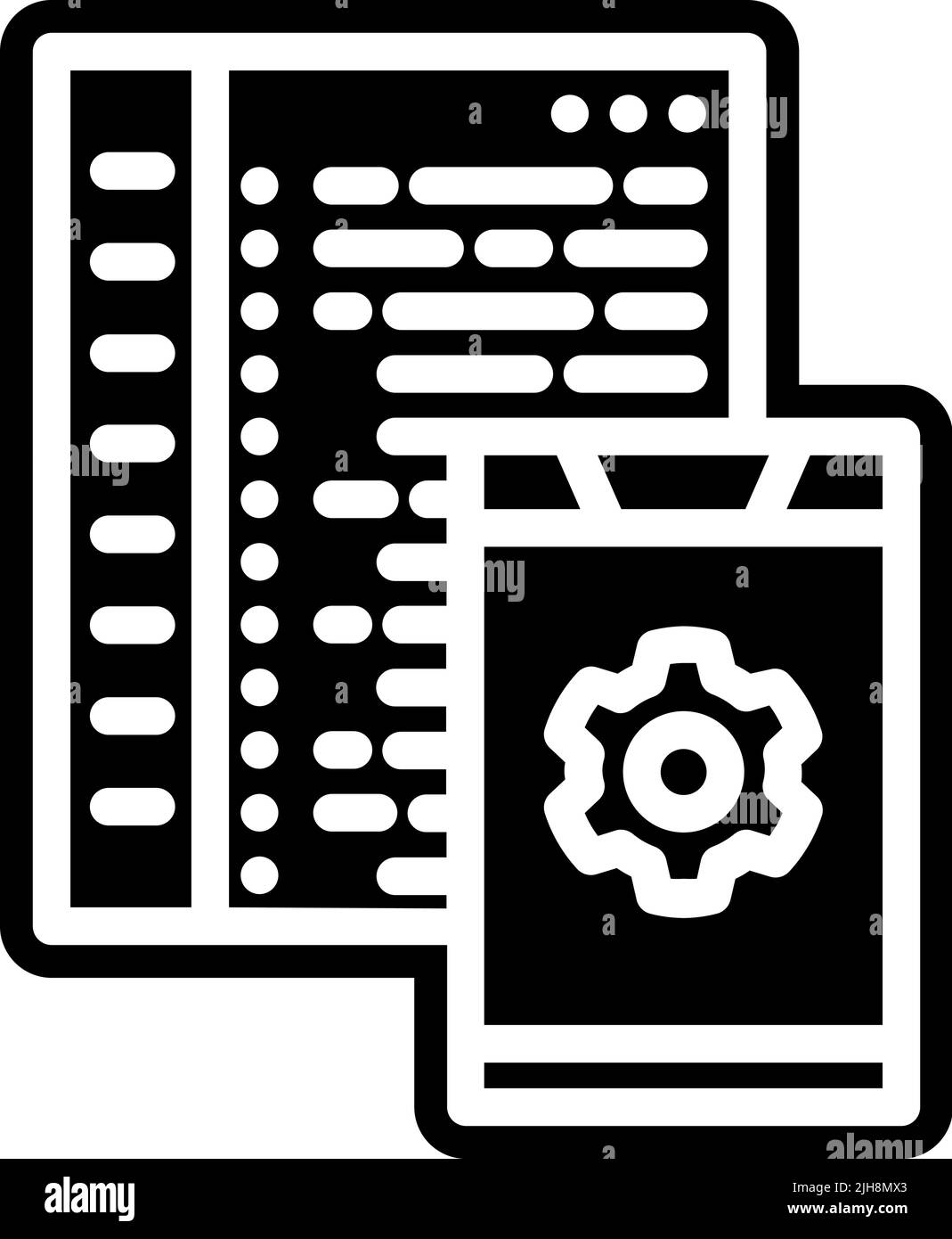 Computing platform image Stock Vector Images - Alamy