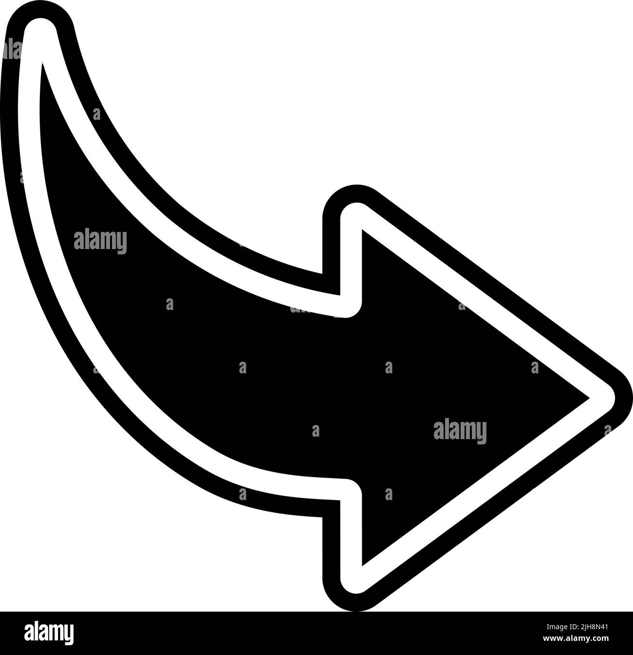 Arrows down right arrow Stock Vector Image & Art - Alamy