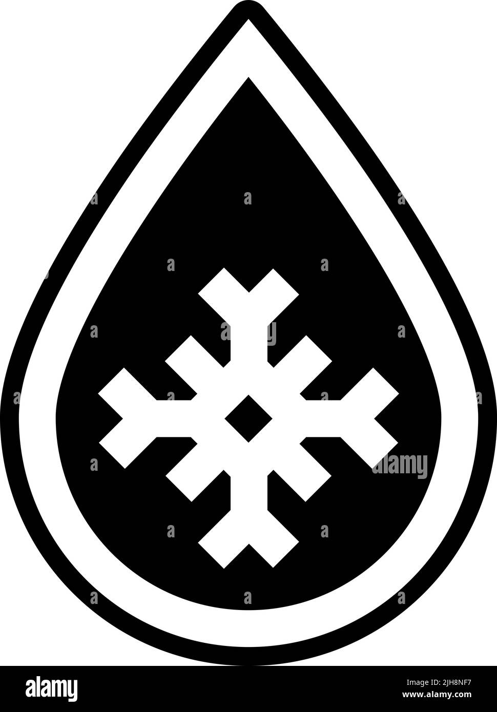 Water frozen icon Stock Vector Image & Art - Alamy