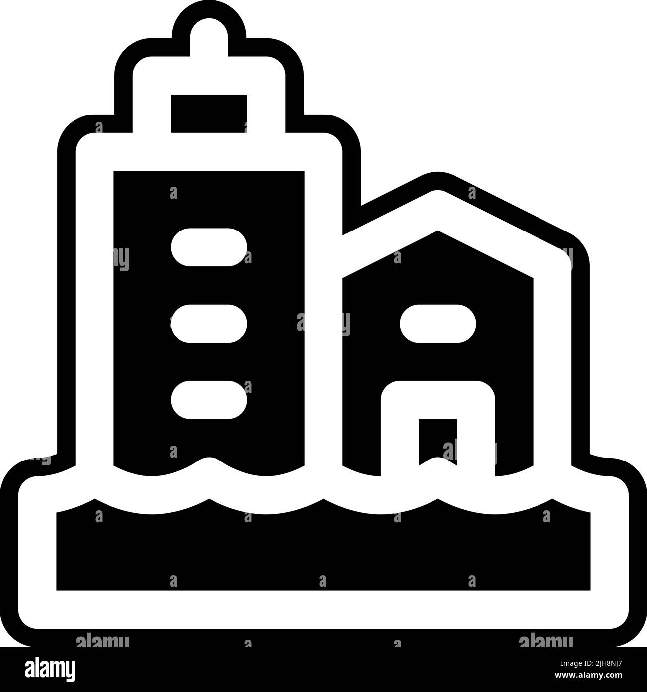 Weather app flood icon Stock Vector Image & Art - Alamy