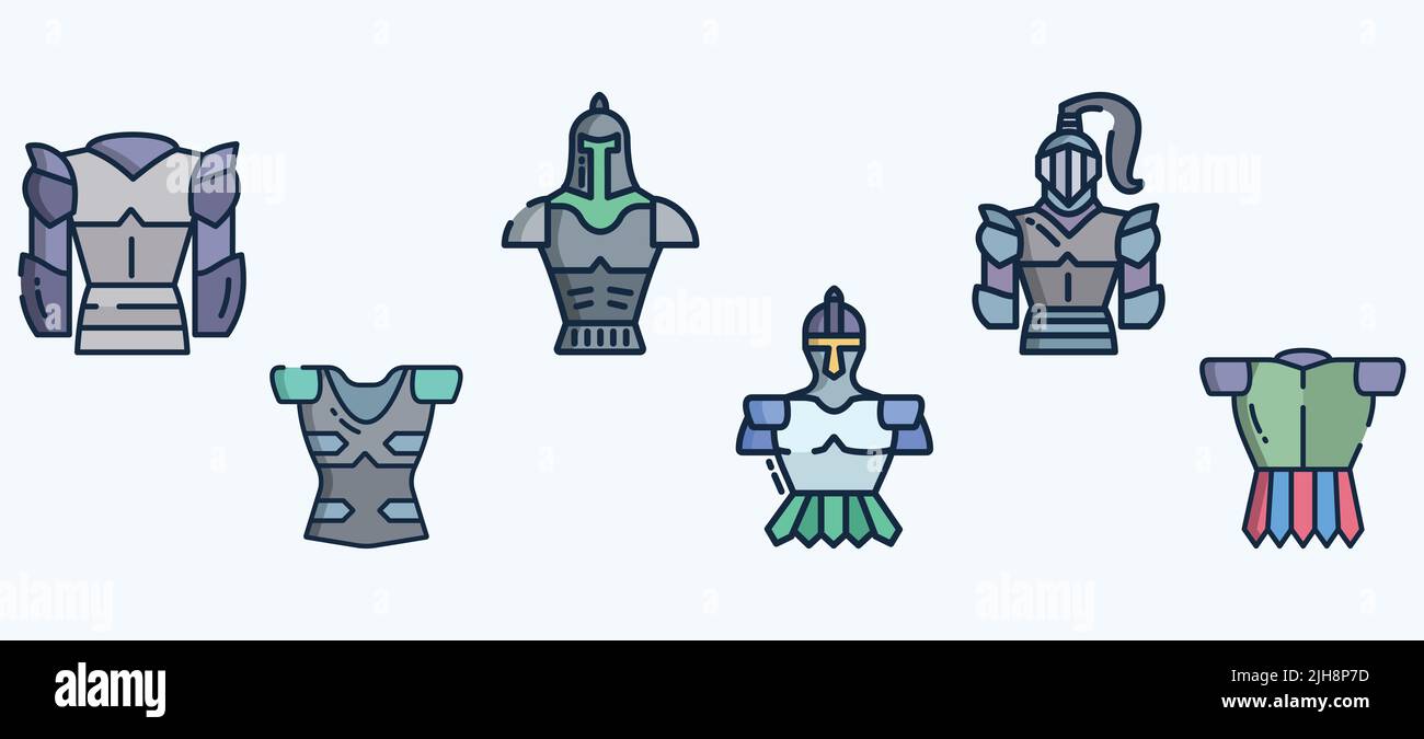 Armor breastplate Stock Vector Images - Alamy