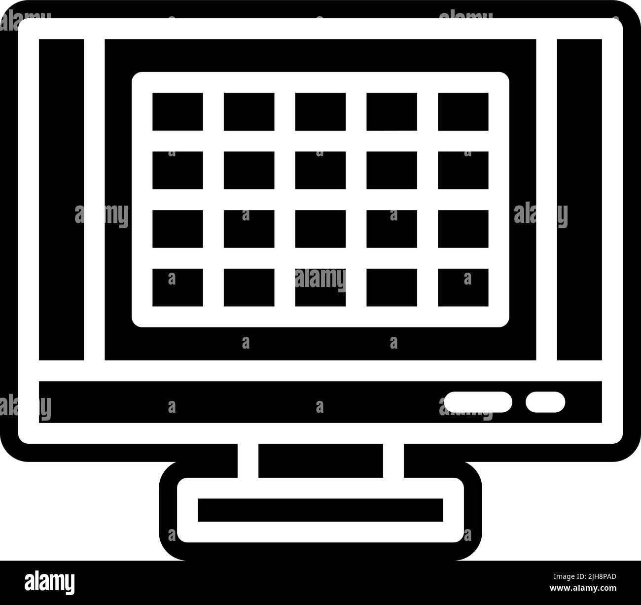 Web design grid icon Stock Vector Image & Art - Alamy