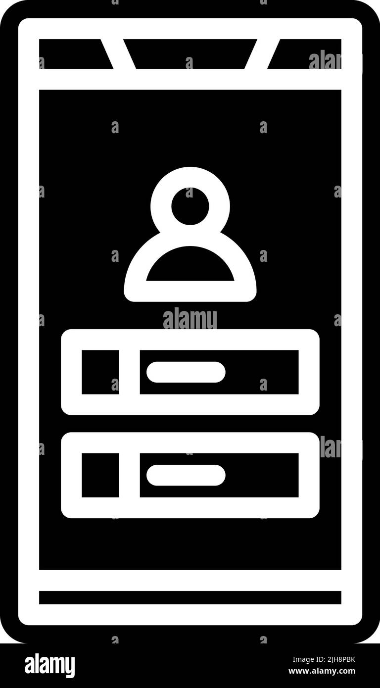 Web design login icon Stock Vector Image & Art - Alamy