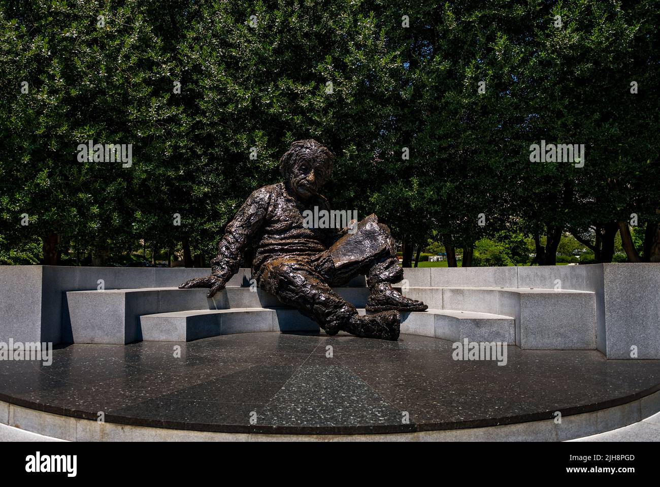 A beautiful shot of the Albert Einstein Memorial in Washington DC Stock ...