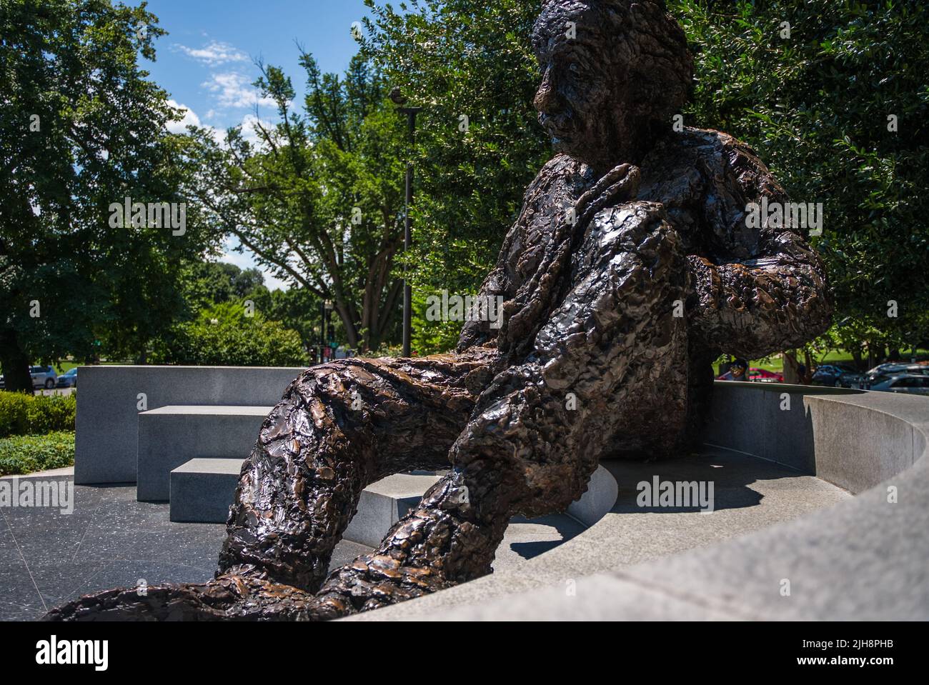 A beautiful shot of the Albert Einstein Memorial in Washington DC Stock Photo - Alamy