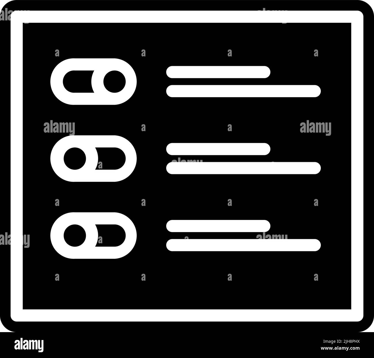 Web design radio button icon Stock Vector Image & Art - Alamy