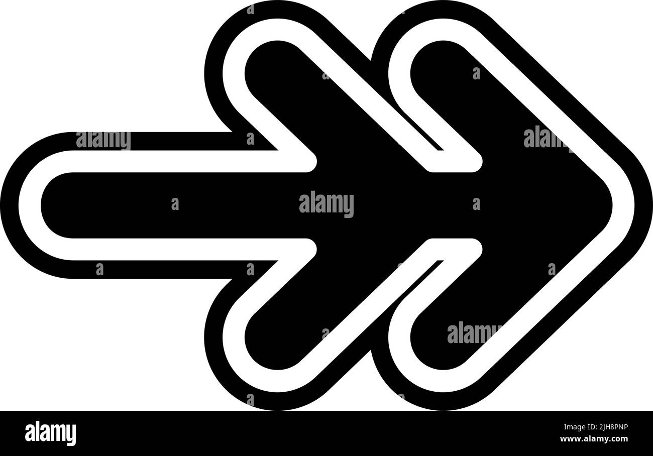 Arrows for print design Black and White Stock Photos & Images - Alamy
