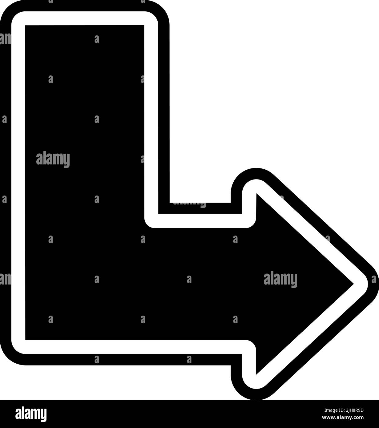 Download arrow red flat Black and White Stock Photos & Images - Alamy