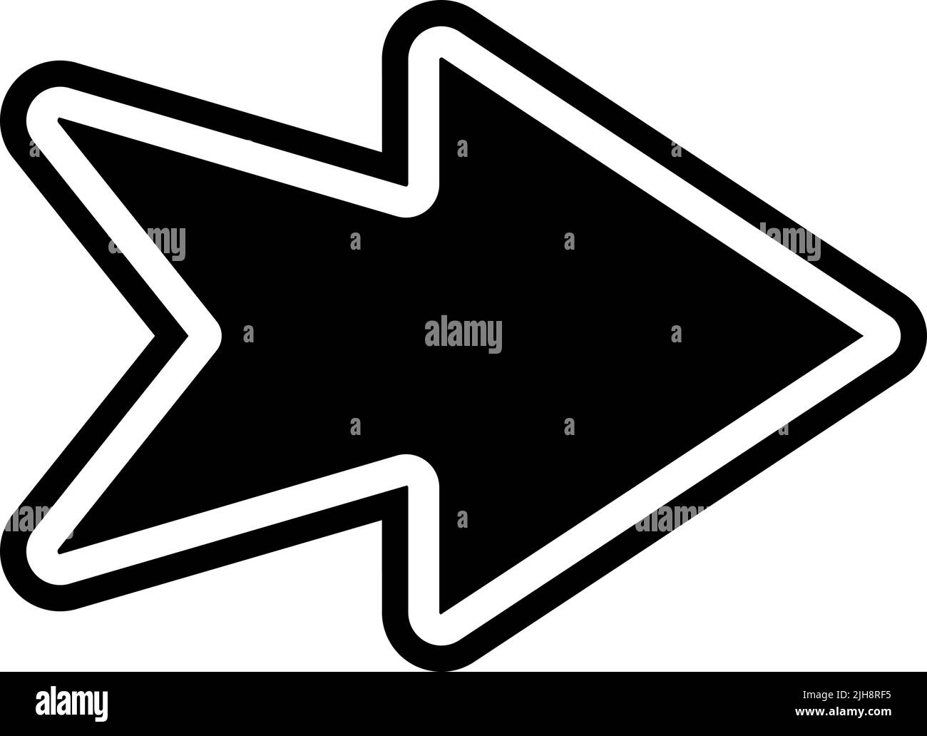 Arrows skip Stock Vector Image & Art - Alamy