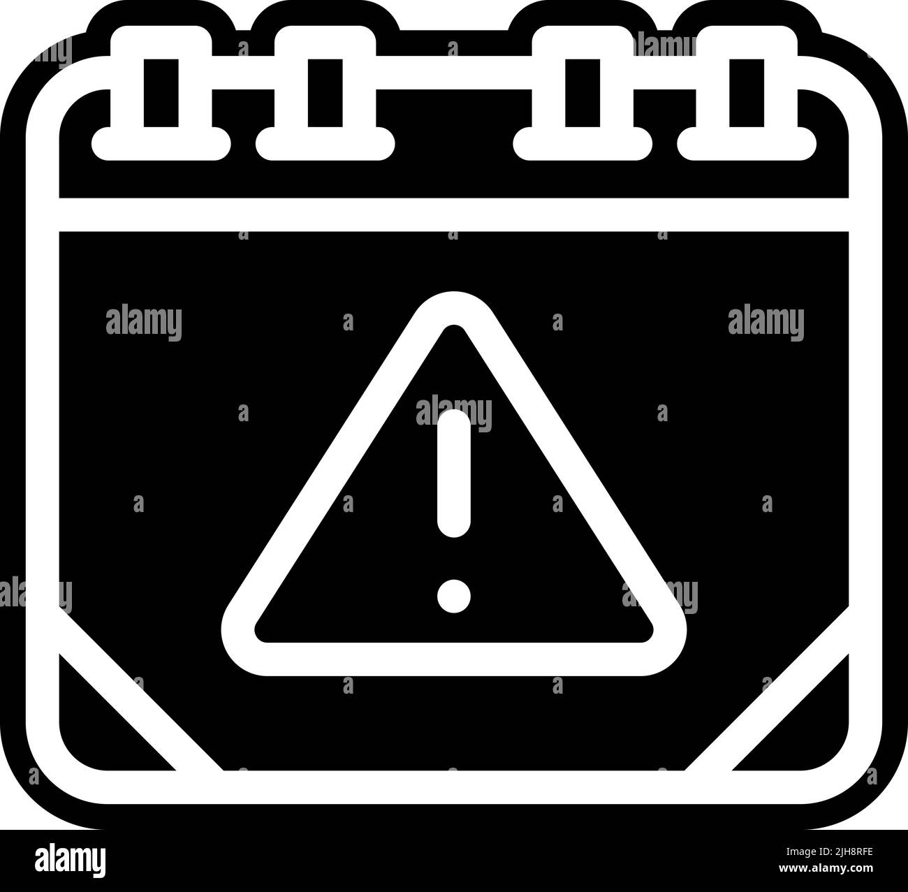 Calendar danger Stock Vector Image & Art - Alamy