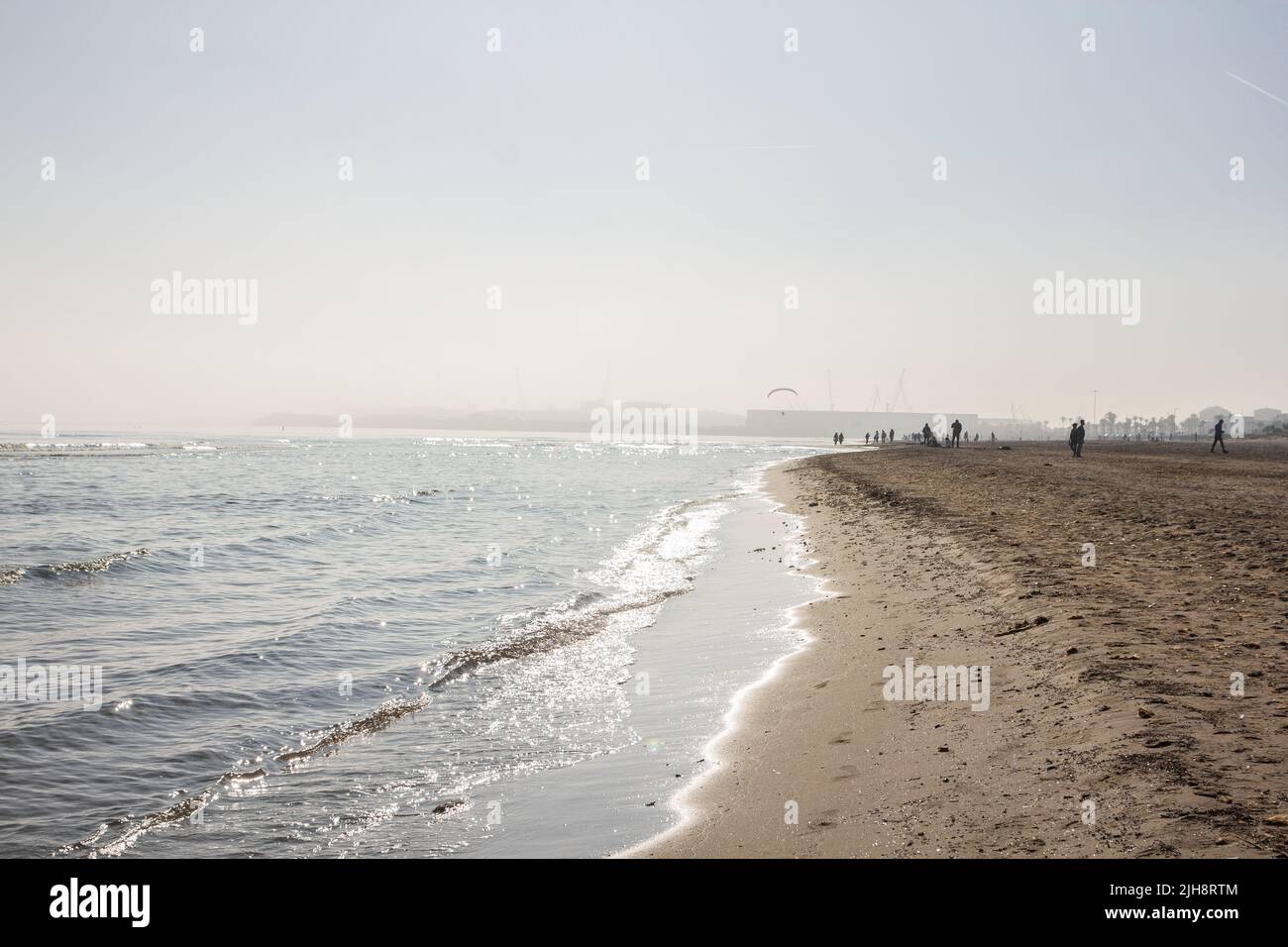 People walking on sandy hi-res stock photography and images - Alamy