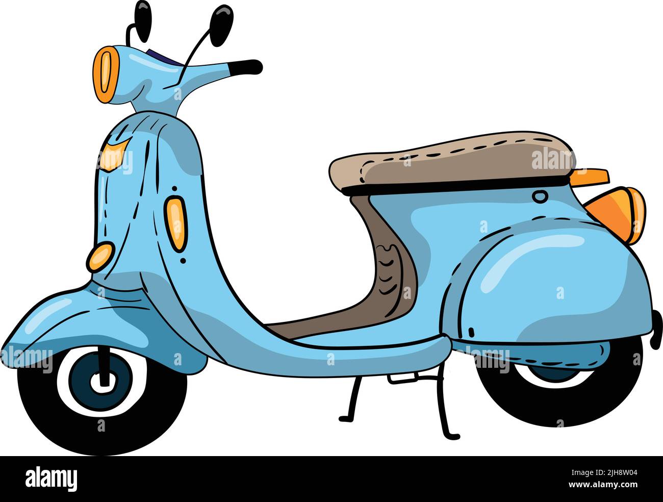 Modern classic motorcycle Stock Vector Images - Alamy