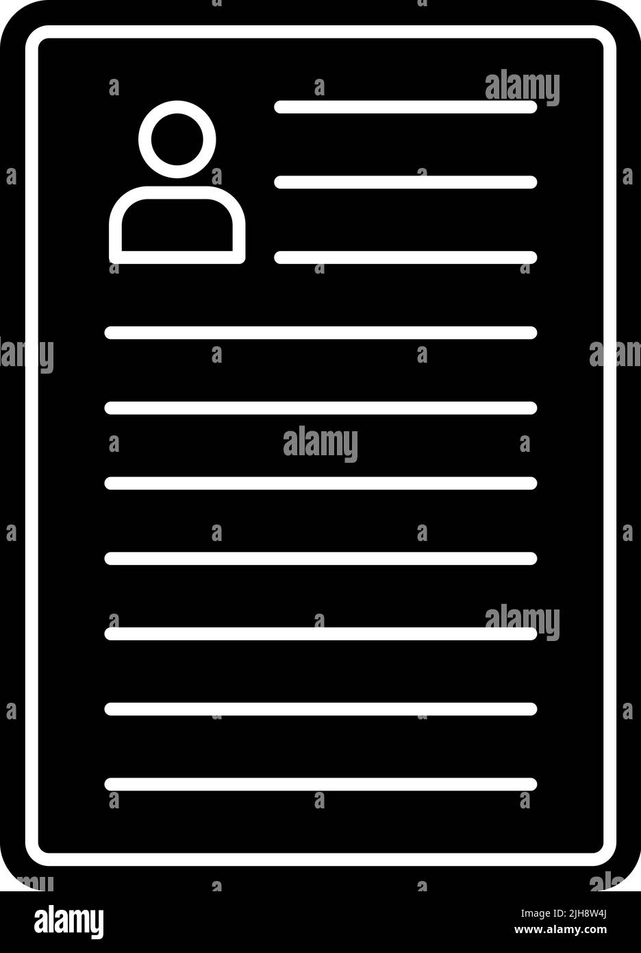 Basic element resume Stock Vector Image & Art - Alamy