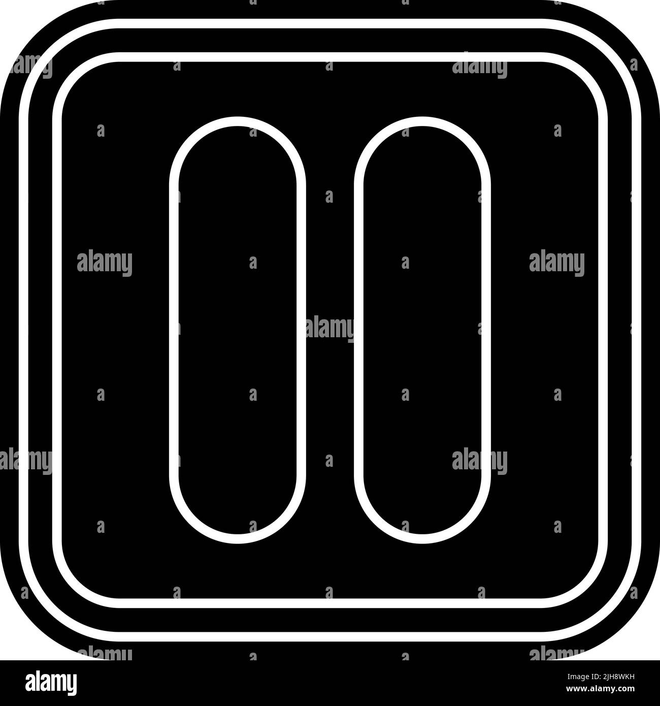 Basic element pause Stock Vector Image & Art - Alamy