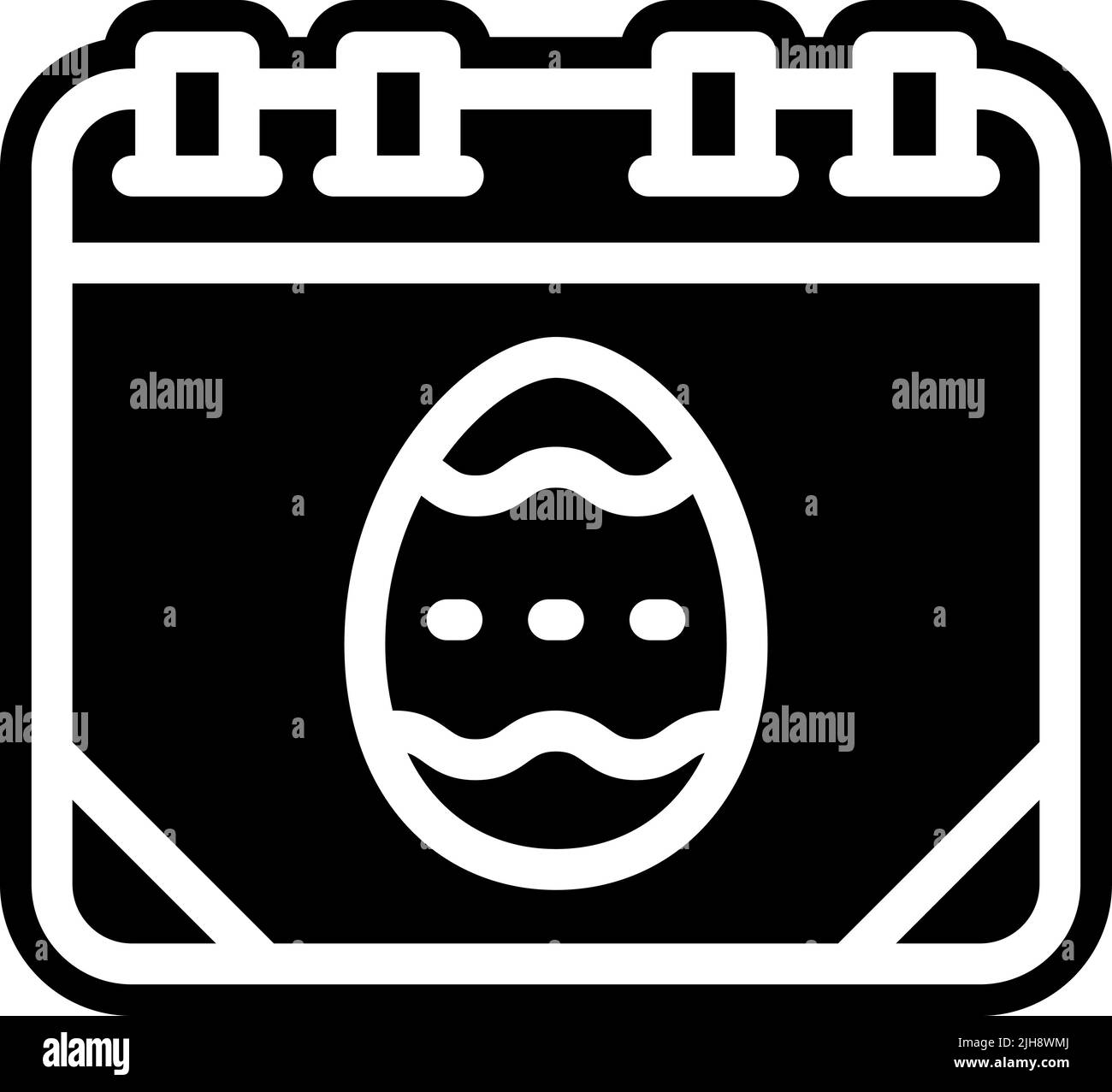 Calendar easter egg Stock Vector Image & Art - Alamy