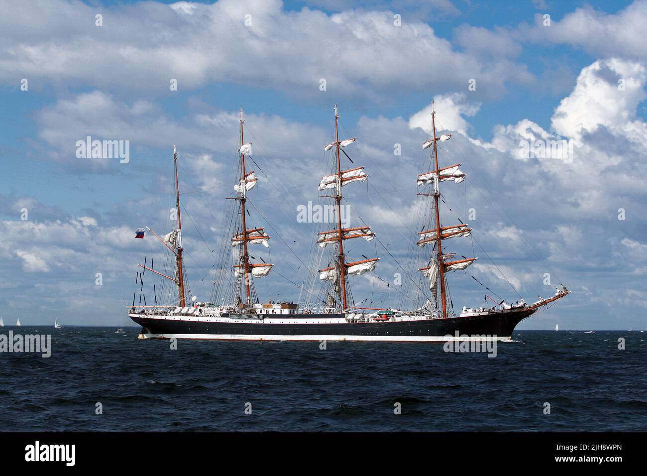 A sailboat ship the tall ships race Stock Photo - Alamy