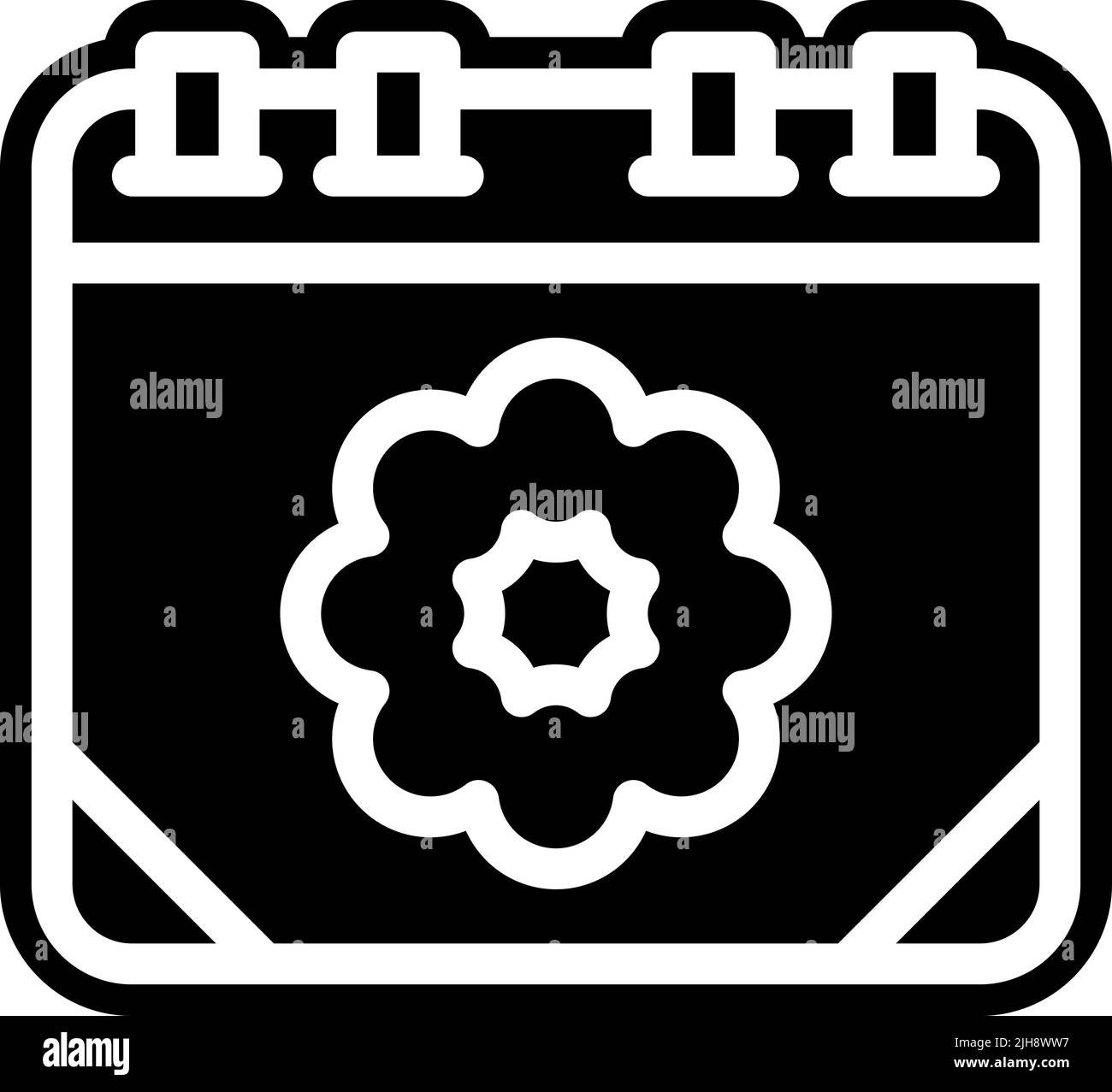 Spring notepad Black and White Stock Photos & Images - Alamy