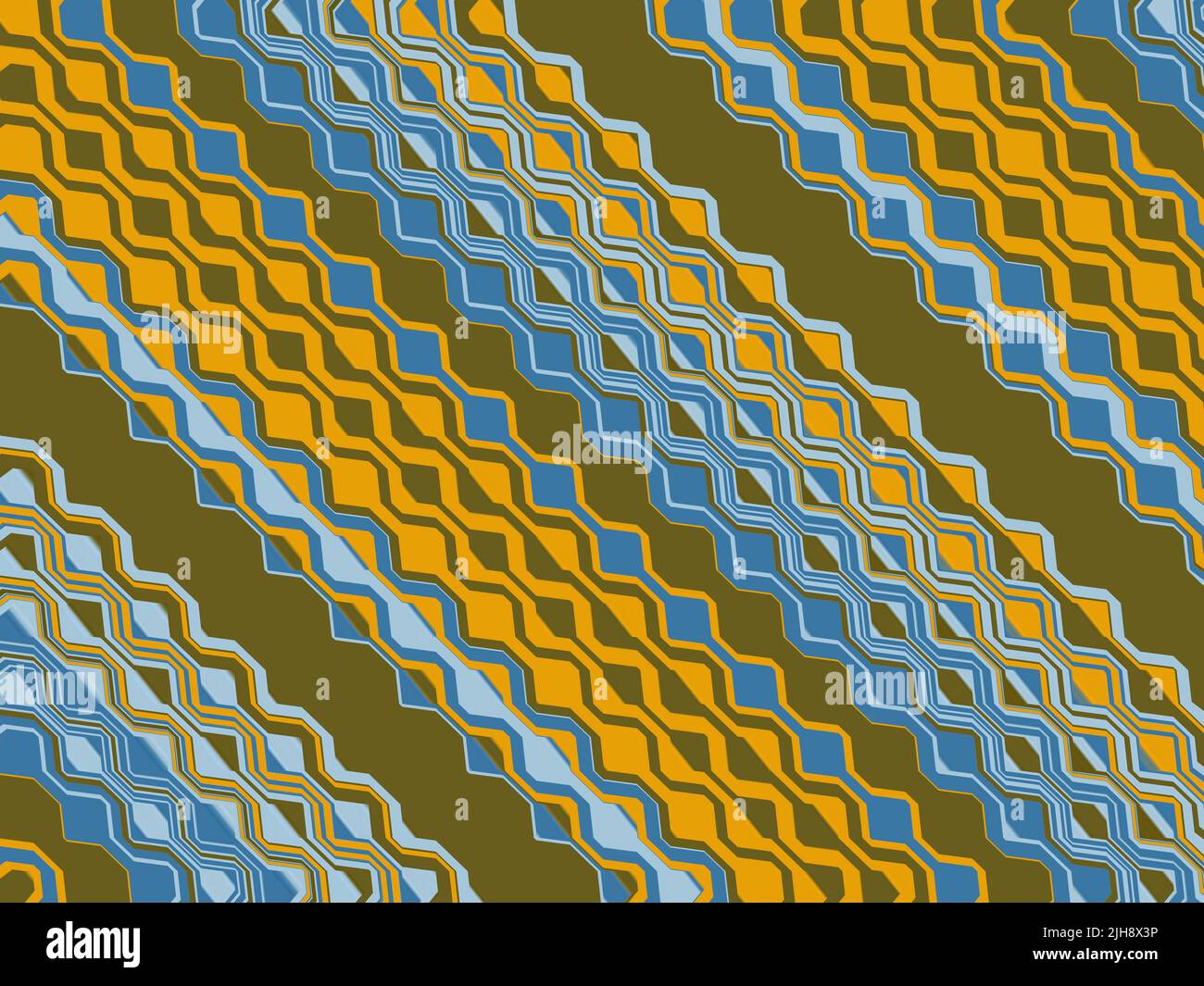 Abstract and contemporary digital art Aztec style design pattern Stock ...