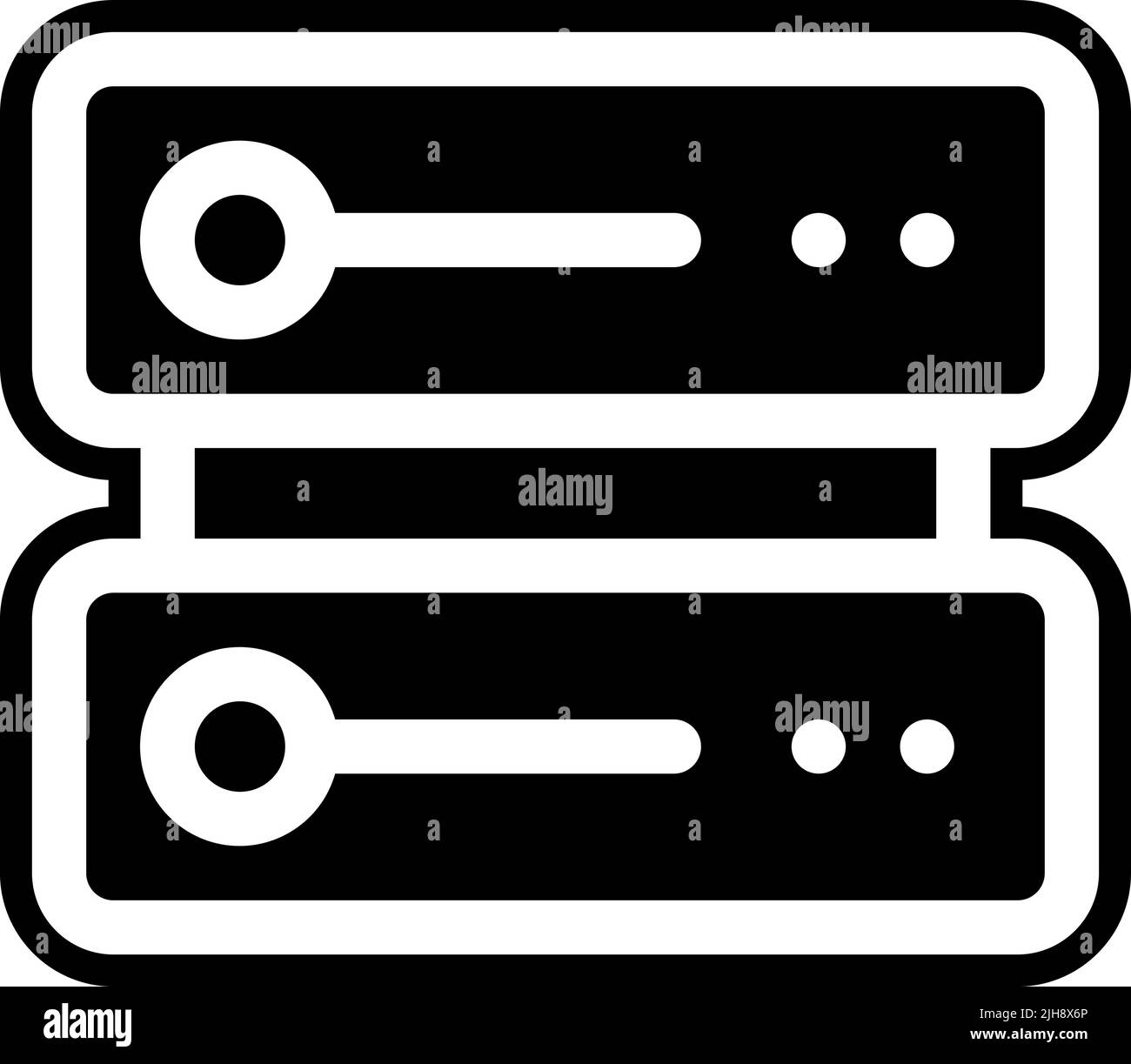 Data center server rack Black and White Stock Photos & Images - Alamy