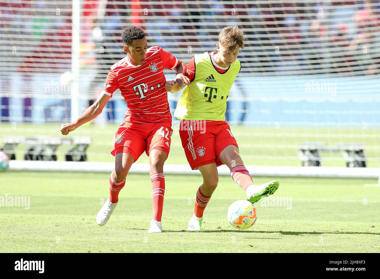 firo : Soccer: Soccer: 16.07.2022 1.Bundesliga, season 2022/2023 team presentation FC Bayern ...