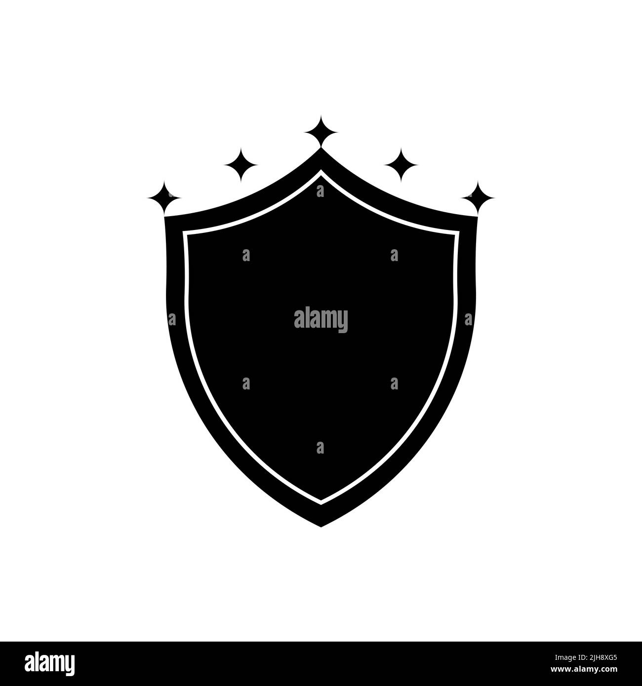 Checkered shield Black and White Stock Photos & Images - Alamy