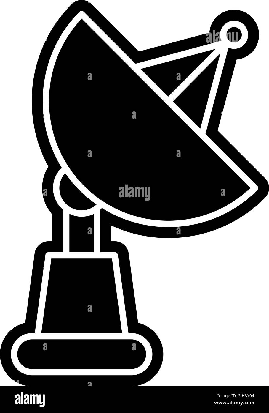 Large satellite Black and White Stock Photos & Images - Alamy