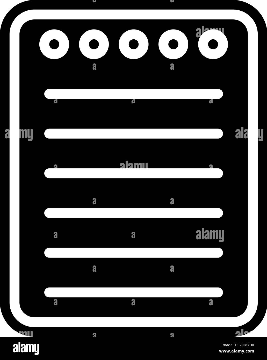 Files and documents note Stock Vector Image & Art - Alamy