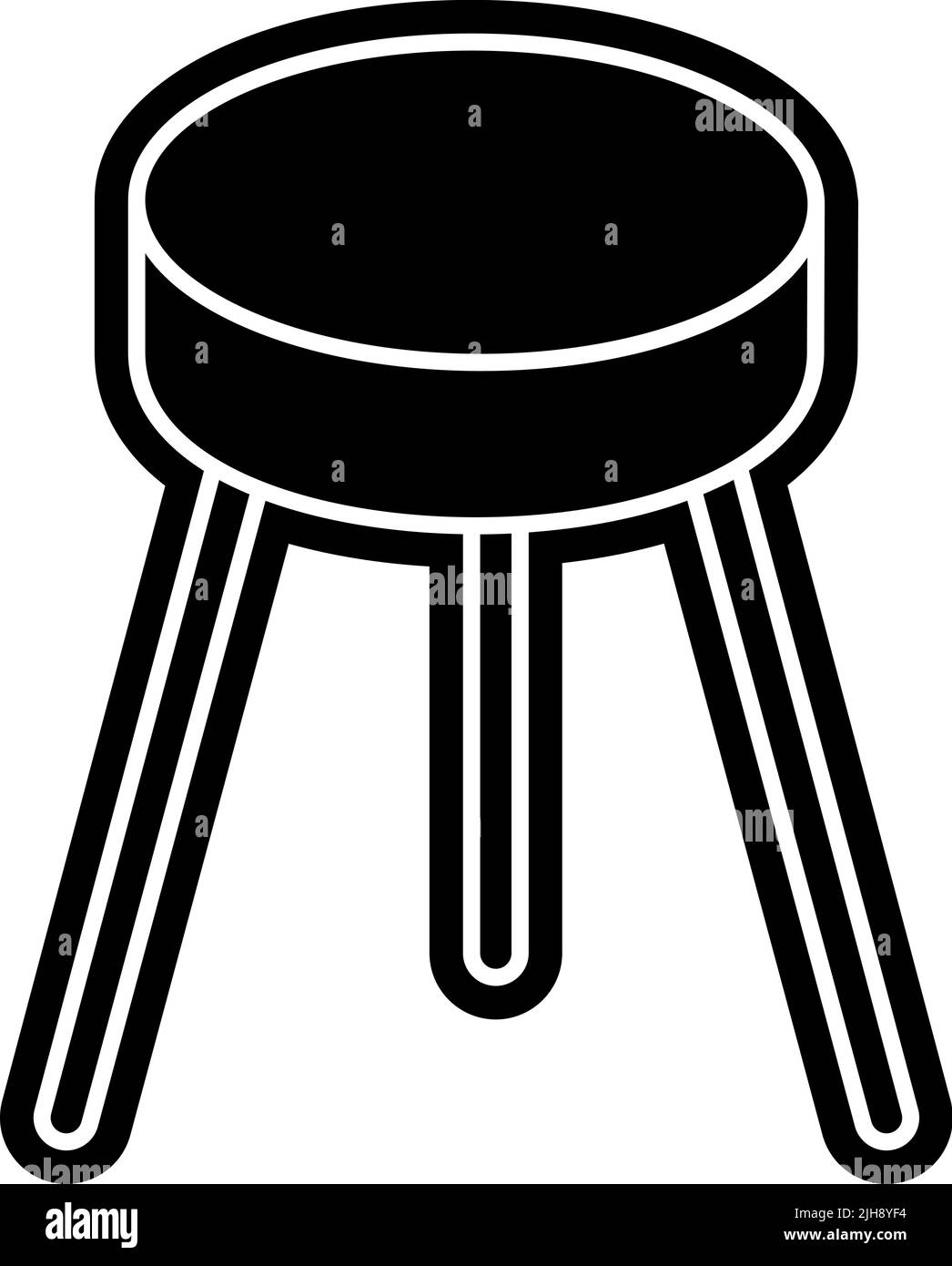 Furniture stool Stock Vector Image & Art - Alamy