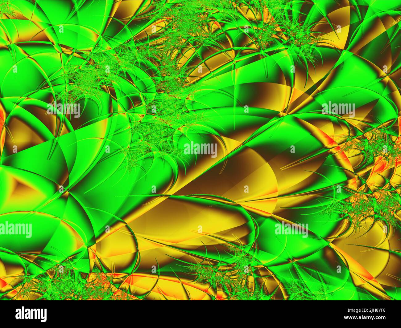abstract green-yellow pattern, color graphics, background, design Stock ...