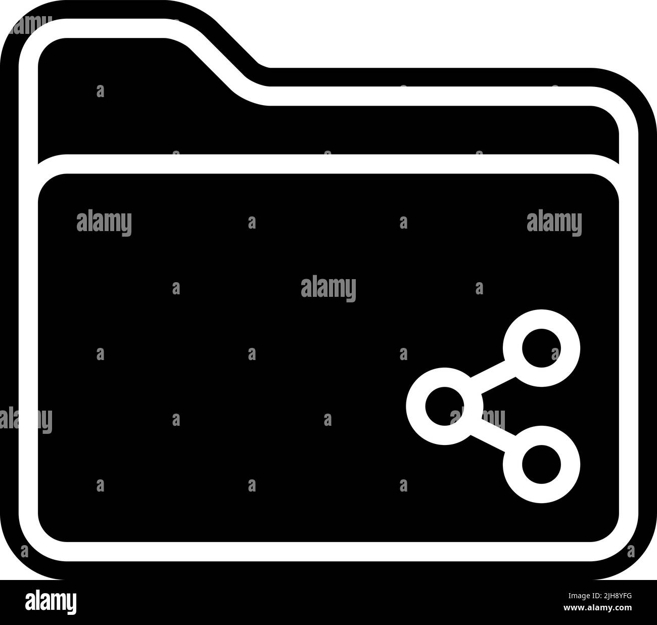 Files and documents shared folder Stock Vector Image & Art - Alamy