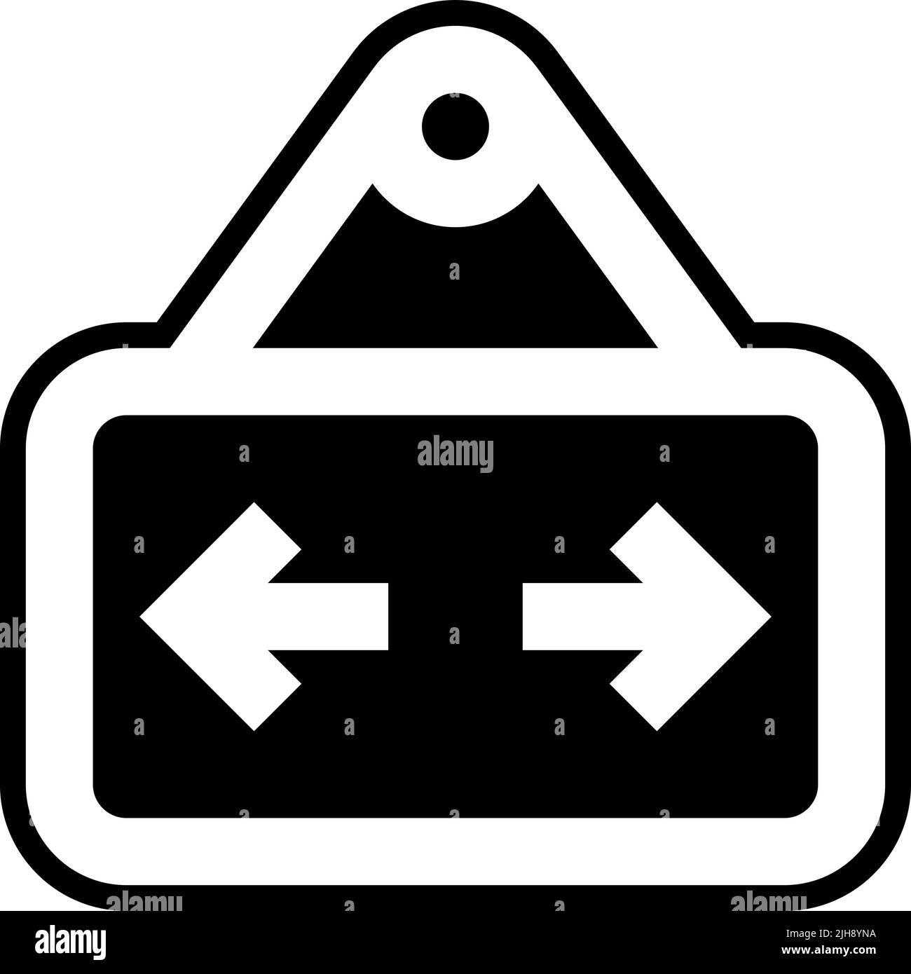 App open screen illustration Black and White Stock Photos & Images - Alamy