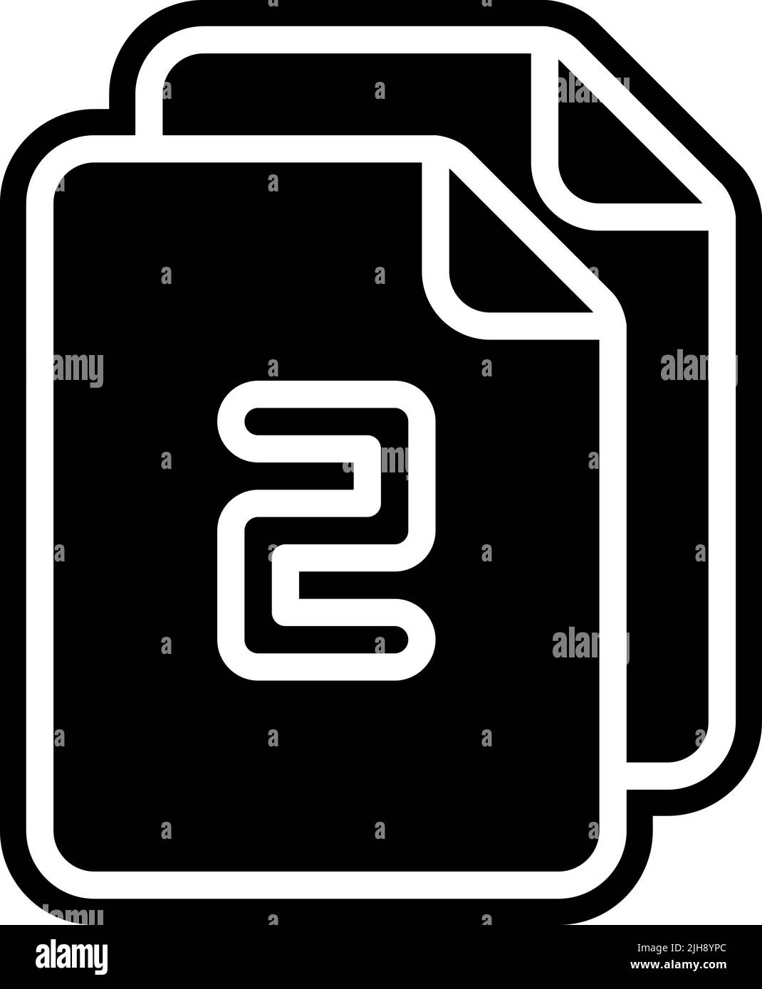 Files And Documents Duplicate Stock Vector Image And Art Alamy