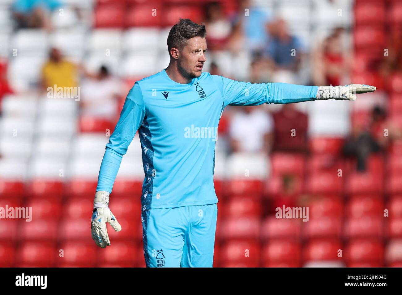 Nottingham Forest's Wayne Hennessey during a pre-season friendly match ...