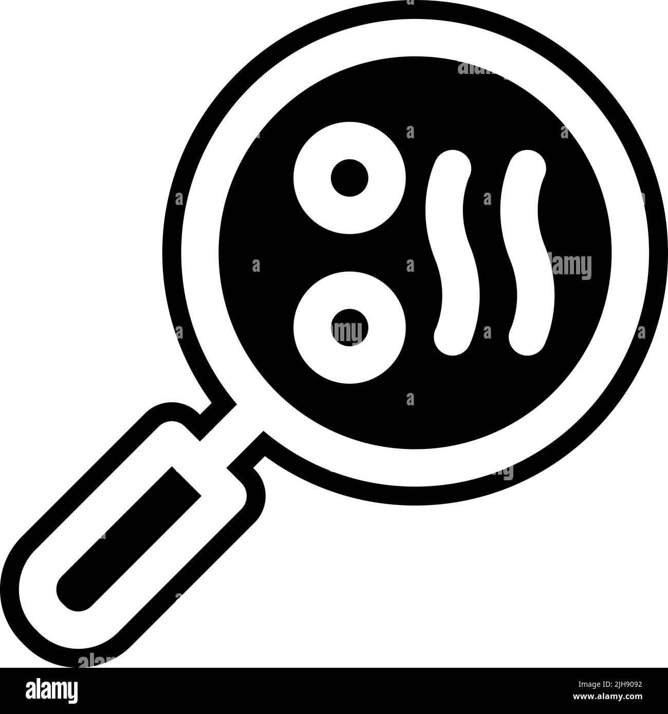 Wok pan dish icon Cut Out Stock Images & Pictures - Alamy