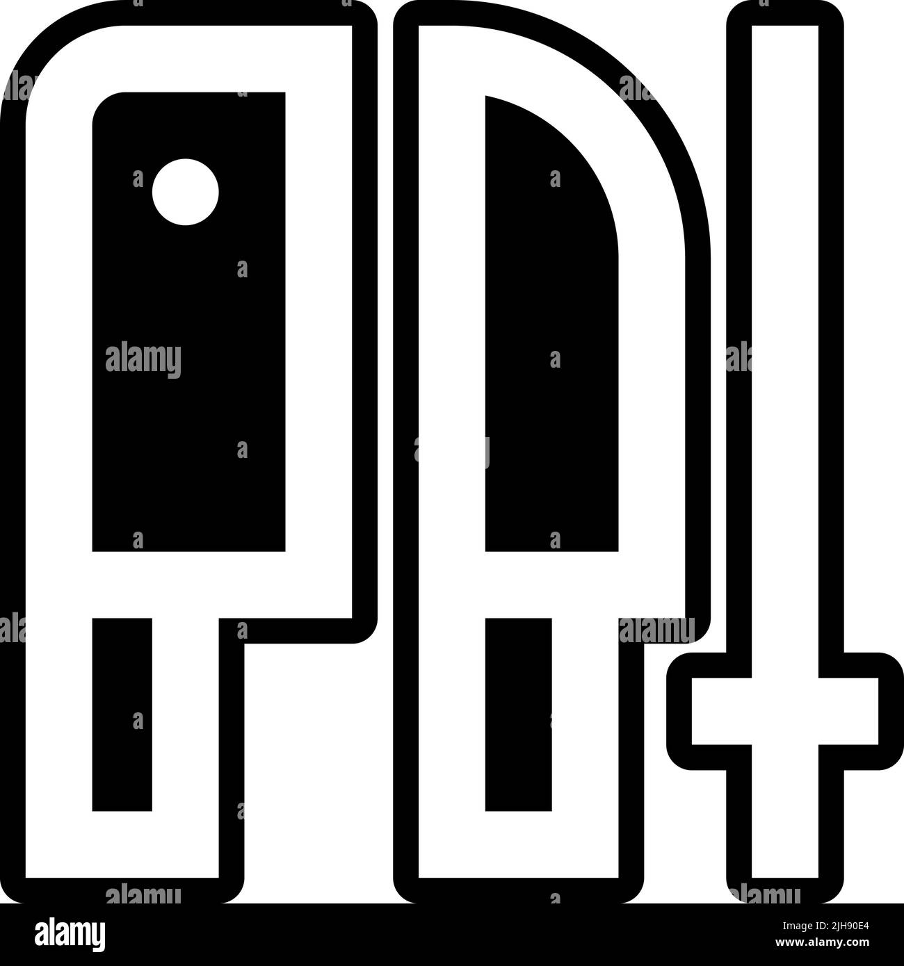 Food kitchen knives Black and White Stock Photos & Images - Alamy