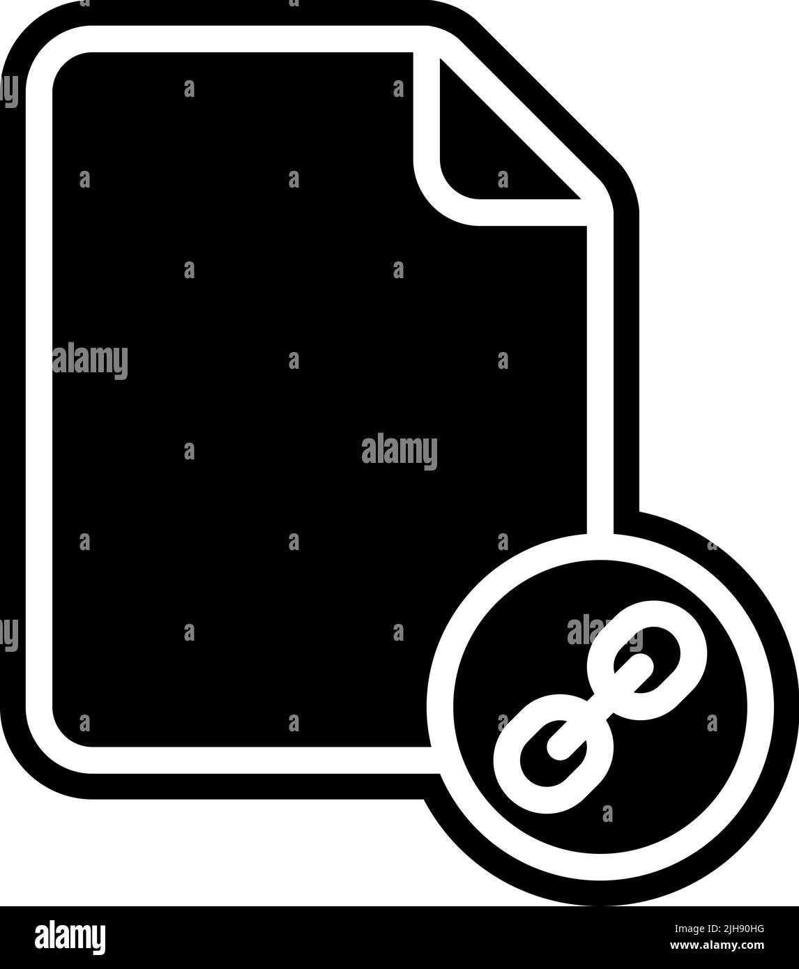 Files and documents link file Stock Vector Image & Art - Alamy