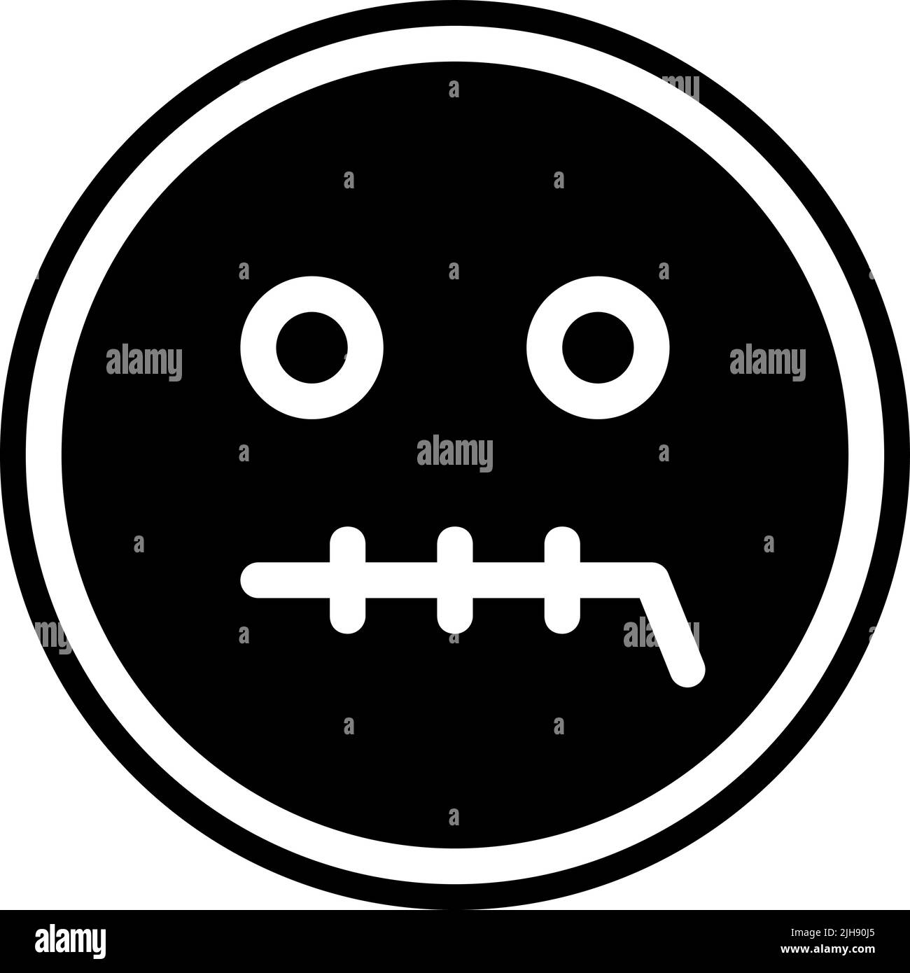 Hushed emoji hi-res stock photography and images - Alamy